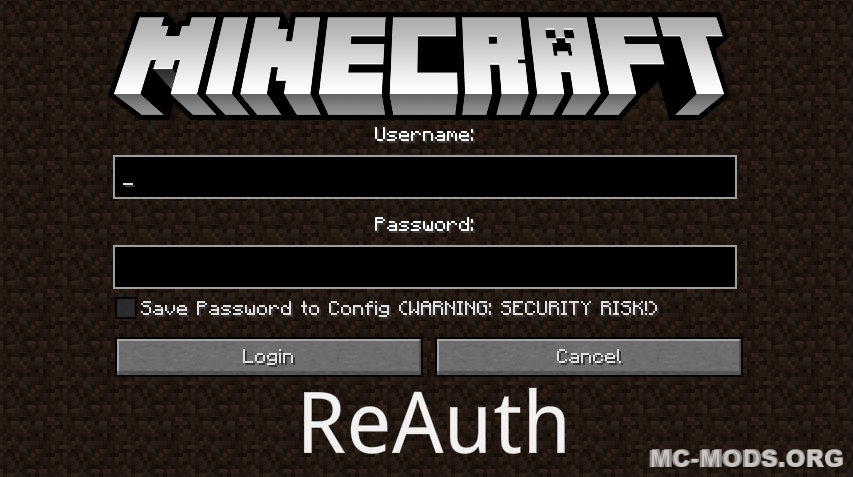 ReAuth Mod (1.19.3, 1.18.2) — Renew your login without restarting – MC-Mods.org