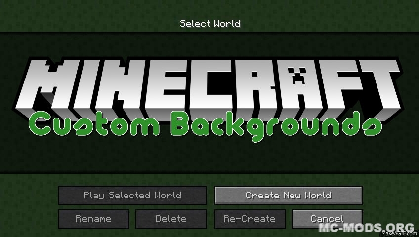 Custom Backgrounds Mod (1.13.2, 1.12.2) — Changing Background Menu – MC ...