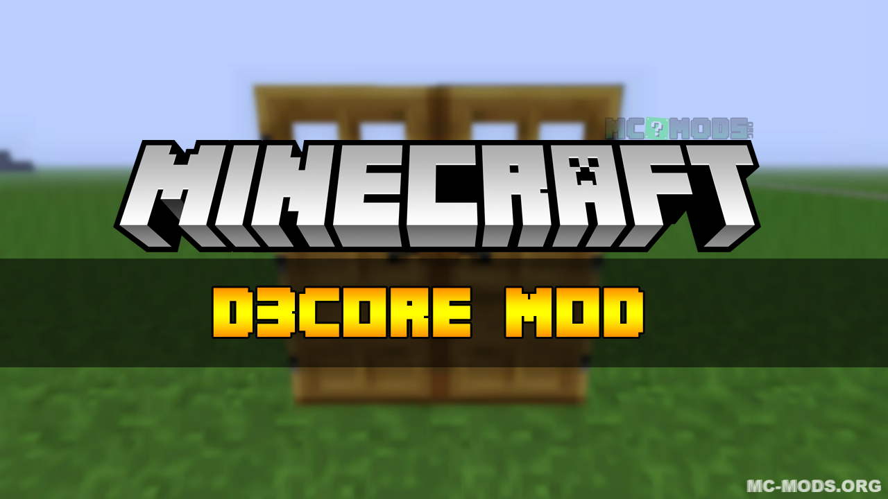 D3Core Mod (1.12.2, 1.11.2) — Library for DoubleDoorDevelopment’s Mods ...