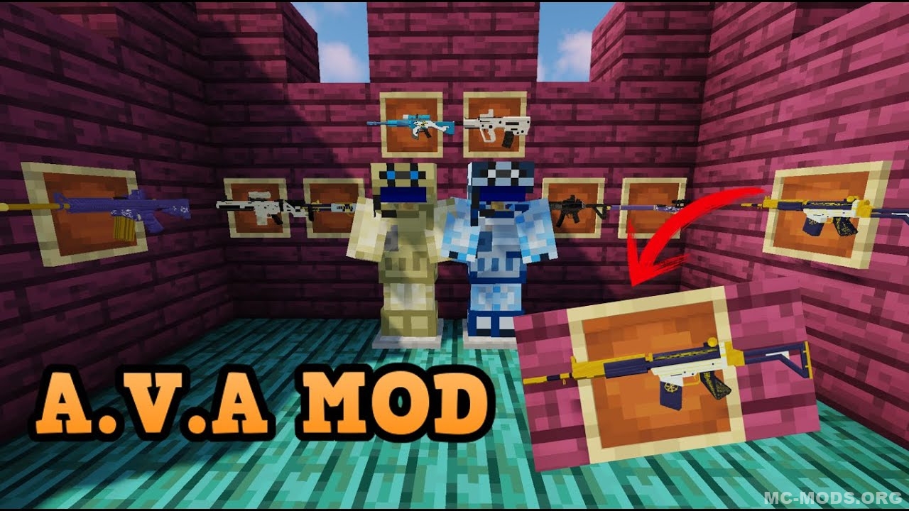 A.V.A – Alliance of Valiant Arms Guns Mod (1.19.4, 1.18.2) — Gun ...